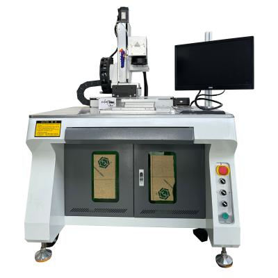 Three Axis Pulse Laser Marking Machine Micro Welding Machine For Aluminum Chrome Niobium Gold Silver