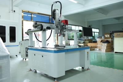 Cina Macchina di saldatura laser a batteria al litio con piattaforma CNC a 4 assi a fibra ottica in vendita