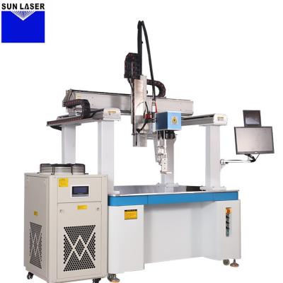 China Fiber Continuous Battery Laser Welding Machine Four Axis Battery Pack Welder for sale