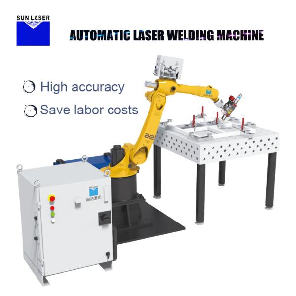 Quality Industrial Six Axis Robot Laser Welding Machine Lithium Battery Welding Robot for sale