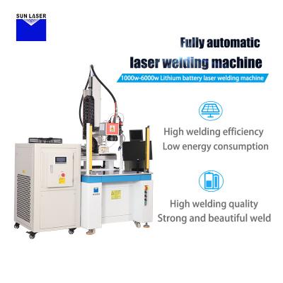 China 3000W Battery Terminal Cnc Fiber Laser Welding Machine With Chiller For Garment Shops for sale