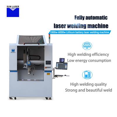 China 2000W 4000W 6000W Plataforma Cnc Bateria Terminal Máquina de Soldadura a Laser de Fibra Para Baterias Lifepo4 à venda