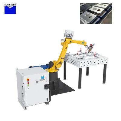China Six-Axis Robot Lithium-Ion Automatic Welding Machine Automotive Battery Production Robot for sale