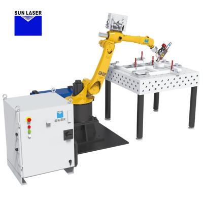 Machine de soudage automatique au lithium-ion à six axes Robot de production de batteries automobiles
