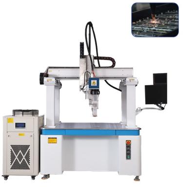 China 3 Ejes 4 Ejes Batería Máquina de soldadura láser para el paquete cuadrado de baterías de litio en venta