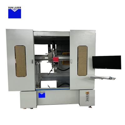 China 18650 Battery Four-Axis Precision Automatic Laser Welding Machine with External Water Cooling System for sale