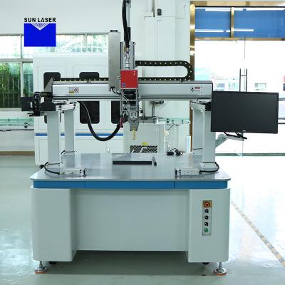 Cina Macchina di saldatura laser con batterie al litio prismatiche in alluminio e nichel con 10-100% di regolazione della potenza del laser in vendita