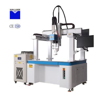 China Prismatic Aluminum Lithium Ion Battery Pack Laser Welding Machine with CW/PWM Welding Mode for sale