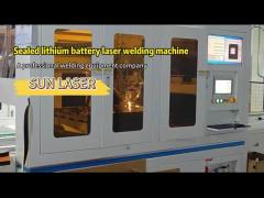 Closed gantry laser welding machine