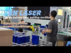 3000W Batteria Terminal Cnc Fibra Laser Saldatura Macchina Con Chiller Per Negozi di abbigliamento
