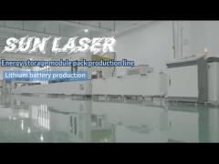 Energy storage module pack production line
