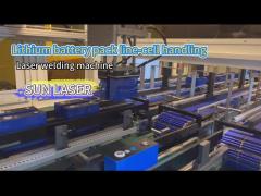 Lithium battery pack line-cell handling ！
