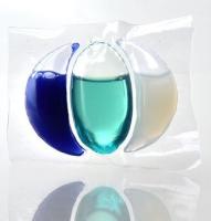 China Pva Water Soluble 76mic liquid detergent capsules for sale