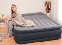 China Customizable Elevated Inflatable Bed 77x55x4 Inch PVC Flocking Air Mattress for SUV Camping for sale