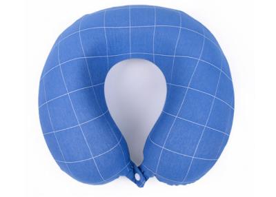 Cina Viaggio grigio del cuscino del collo della schiuma di memoria del modello del Crossline di colore con la borsa di stoccaggio in vendita