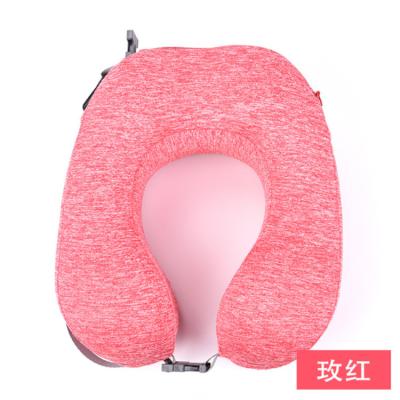 Cina Cuscino blu di viaggio della schiuma della testa piatta del cuscino del bambino della schiuma di memoria di colore per l'aeroplano in vendita