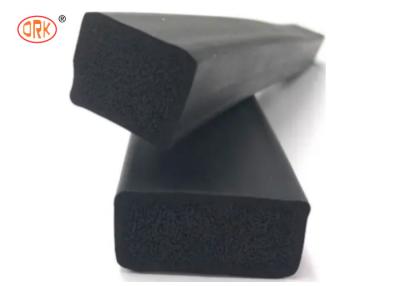 China Red Silicone Extruded Strip Rubber Foam Sponge O Ring Seal Cord for sale