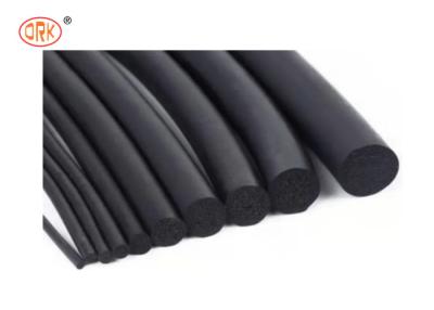 China Red Silicone Extruded Strip Rubber Foam Sponge O Ring Seal Cord for sale