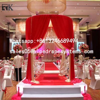 China Aluminum Stand pipe and drape for wedding tent ceiling drapes backdrop dressing room trade show photo b for sale