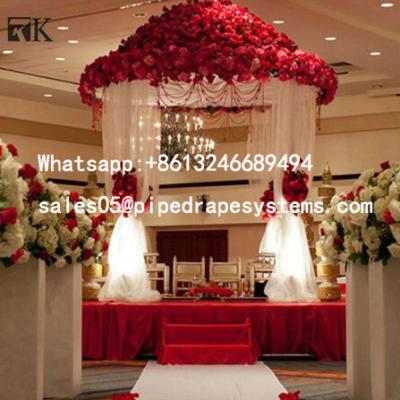 China Romantic event wedding tent ceiling drape fabric kits backdrop wall decoration for sale