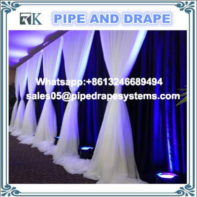 China Aluminum Adjustable Pipe and Drapes Wedding Tent Party Exhibition Photo Booth Event Curtain Backdrop for sale
