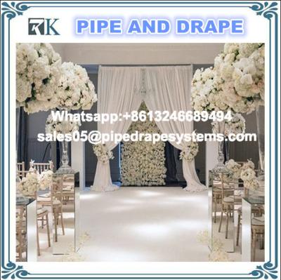 China Aluminum Stand pipe and drape for wedding tent Wall backdrop dressing room trade show photo booth for sale