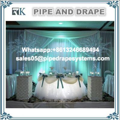 China event wedding tent aluminum pipe and drape kit photo trade show booth portable stand pole ceiling drapes for sale