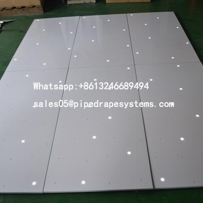 China LED Star Lights Outdoor Plastic Water Proof Wood white black Dance floorWedding Events for sale