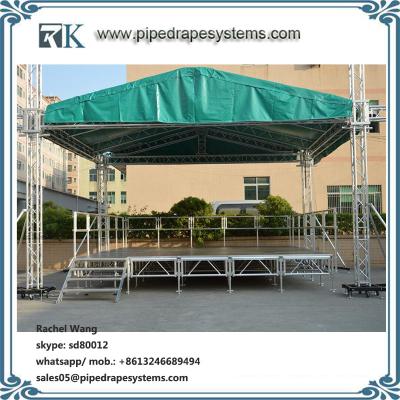 China fixed height glass aluminum stage platform TUV for big vocal concert show for sale