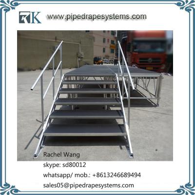 China fixed height glass aluminum stage platform TUV for big vocal concert show for sale