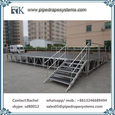 China collapsible glass aluminum stage frame for concert stage design for sale