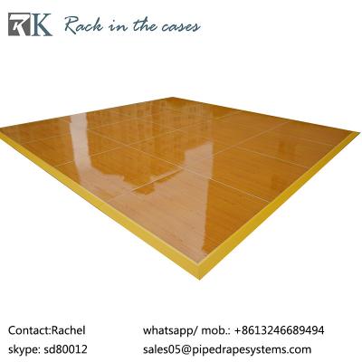 China portable plywood dance floor wedding back ground decoration for sale for sale