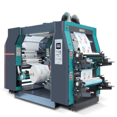 Cina Rotolo non tessuto automatico della stampatrice del tessuto di quattro colori da rotolo con l'ingranaggio elicoidale in vendita