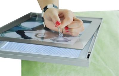 Cina Il contenitore leggero esile di lampada magnetica LED dell'acrilico CCFL serigrafa Lit Panal del bordo in vendita