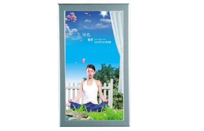 Cina Alta risoluzione esile Frameless della scatola leggera del LED per annunciare in vendita
