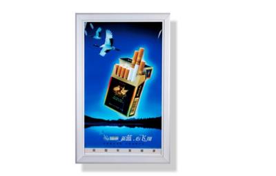 Cina Pubblicità esile di alta risoluzione della scatola leggera del LED Frameless per la mostra del prodotto in vendita