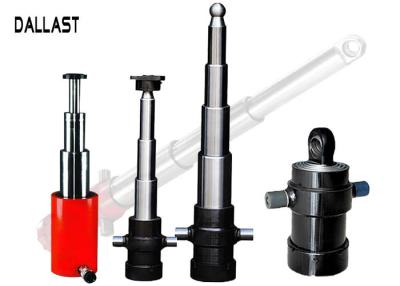China Dump Trailer Hydraulic Telescopic Multi Stage Single Acting Vetical Hydraulic Cylinder for sale