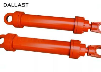 China Double Acting Flange Long Stroke Hydraulic Cylinder Design With Piston for sale