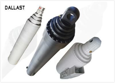 China Heavy Duty Telescopic Hydraulic Cylinder Single Acting Multi Stage for sale