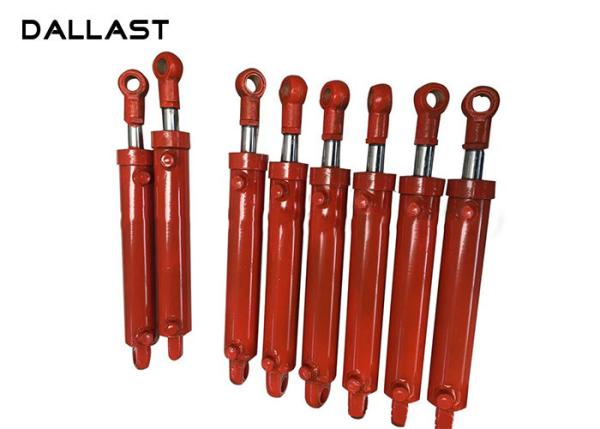 Quality Horizontal Span Double Acting Hydraulic Ram Dual Action Welded Chrome for sale