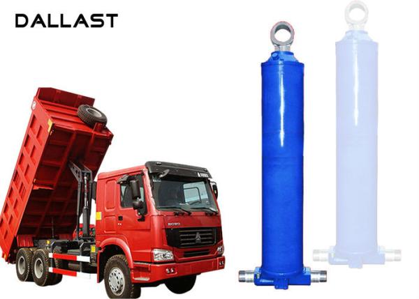 Quality Double Acting  Dump Trailer Hydraulic Cylinder Telescopic Lifting Tipper for sale
