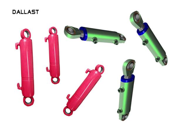 Quality 4 Foot Piston Welded Double Acting Hydraulic Ram Cylinder 14 Stroke for sale