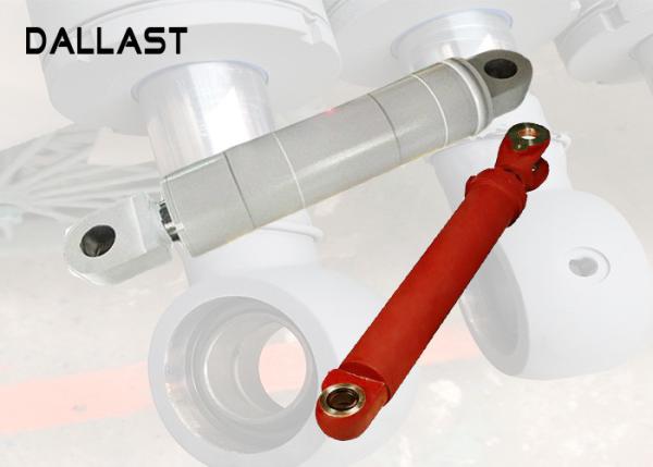 Quality Agricultural Machinery Double Acting Hydraulic Ram Cylinder 3-7 Extended Stages for sale
