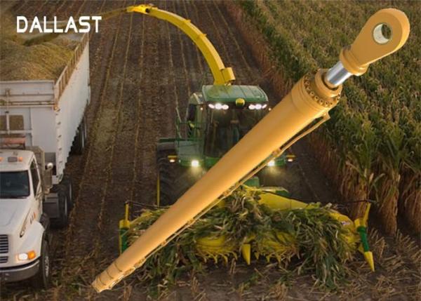 Quality Oil Telescopic Hydraulic Cylinder 20MPa 14800mm Stroke 135 Ton Pile Driving Barge for sale