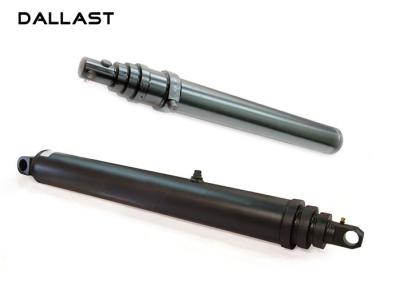 China 5 Inch Bore Single Acting Hydraulic Ram Cylinder HRC 45-55 Hardness For Dump Truck for sale