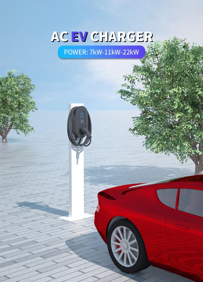 EV Charging Station front view