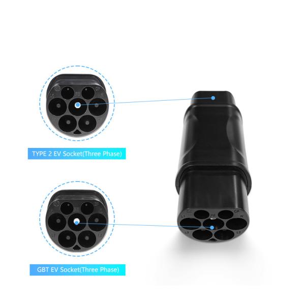 Quality Tesla Type 1 2 CCS 1 2 GB/T J1772 EV Charger Male Female Plugs Socket Convertor for sale