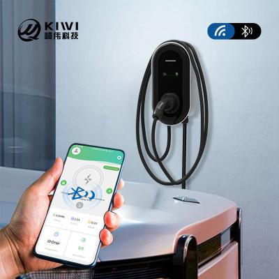 China 7-11KW Electric Car Type 3 AC EV Charger Recharge Station with RCD Leakage Protection for sale