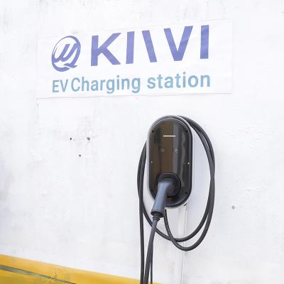China APP QRCode Start-up 7kw 32a Type 2 Plug Multi Port Charger Station for Electric Cars for sale