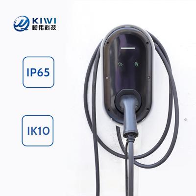 China 11kw Wifi DC LCD Display CCS2 Car EV Wallbox Charger for Fast and Convenient Charging for sale